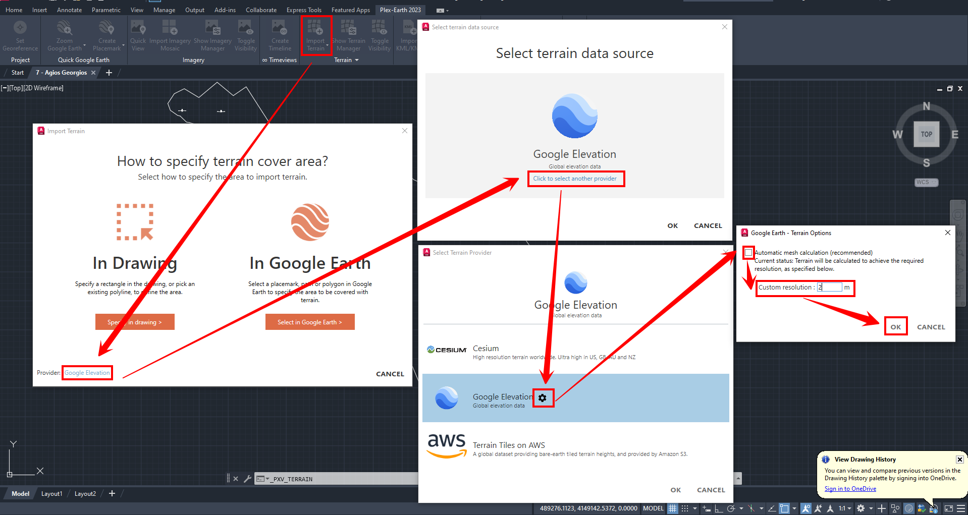 Import Plex-Earth Satellite/Aerial Imagery and Terrain data into ...