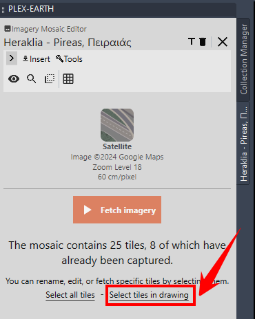 Create Imagery – Plex-Earth Support Desk