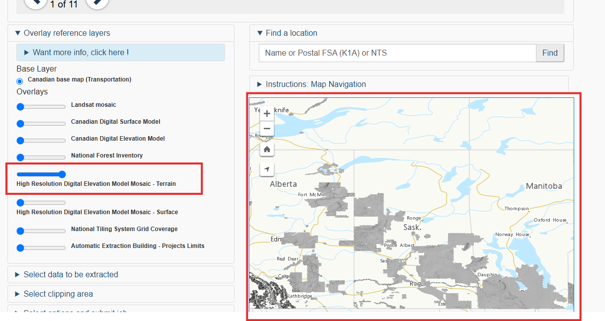 Canada: 1-2 meters HRDEM - Geospatial Data from Canada Government ...