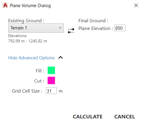 Generate Surface Volume from Plex-Earth's Terrain – Plex-Earth Support Desk