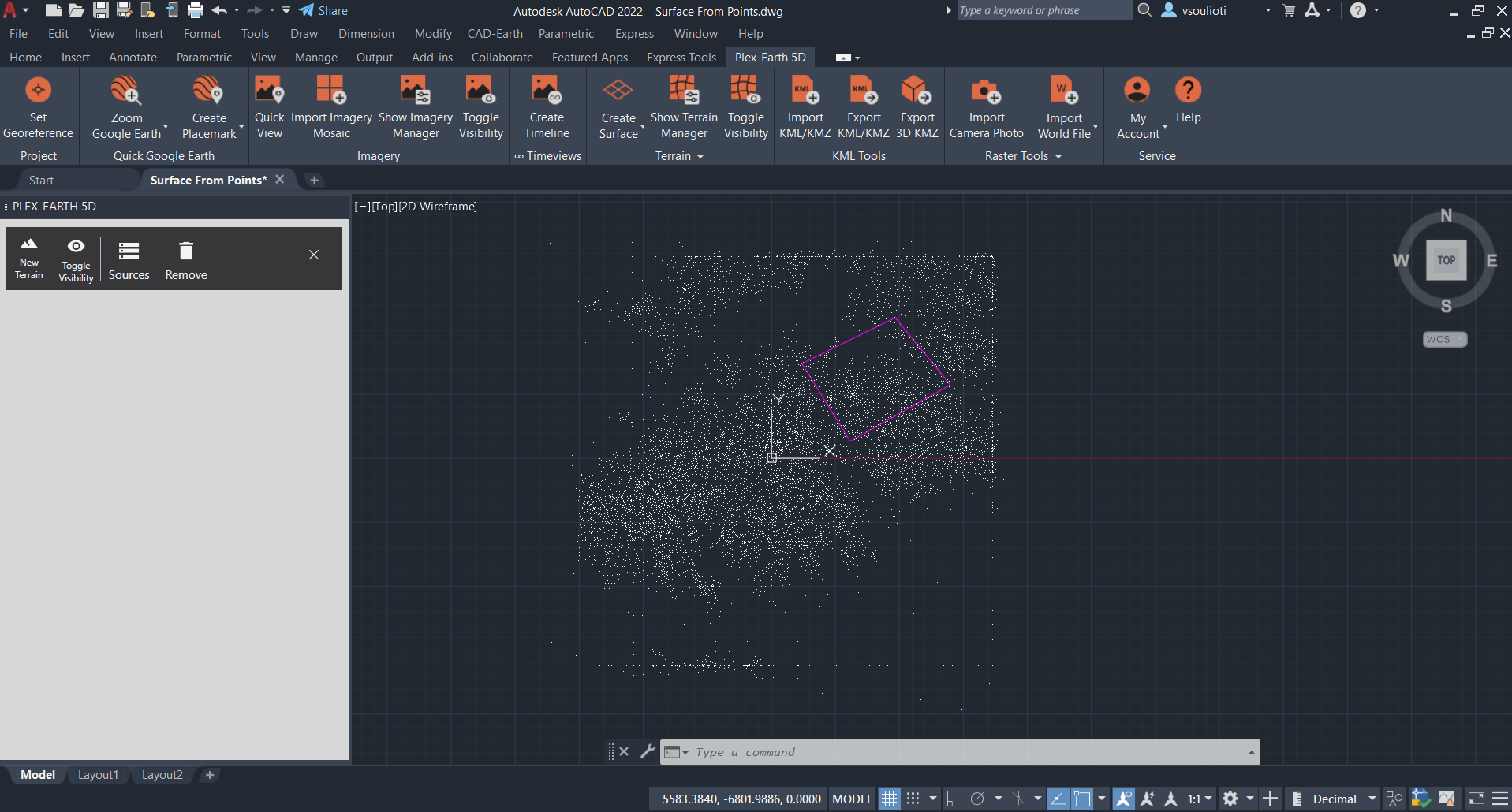 How To Create Surface From Points And Contours Plex Earth Support Desk