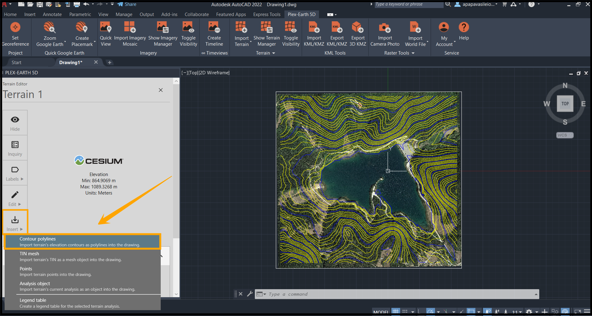 Create 3D Terrain Model In SketchUp Using Plex Earth s Image And Contour Data Plex Earth 